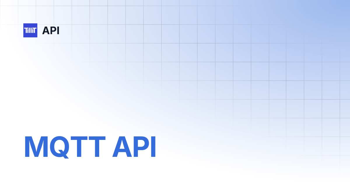 MQTT API | API