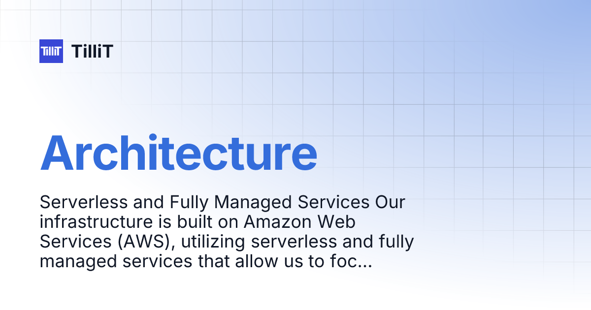 Architecture | TilliT